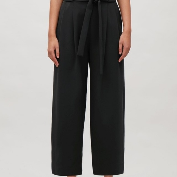 COS | Pants & Jumpsuits | Cos Pleated Pants Black | Poshmark